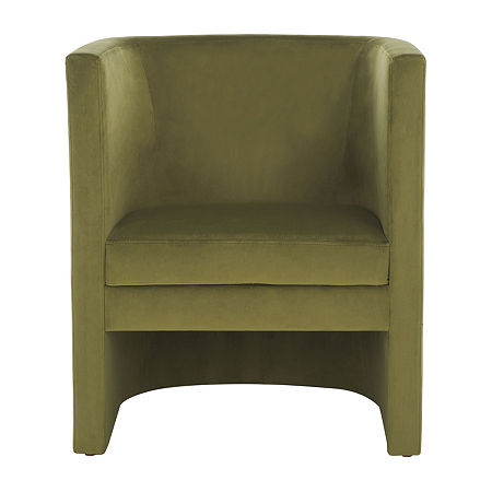 Click here for Eydis Upholstered Barrel Chair  One Size  Green prices