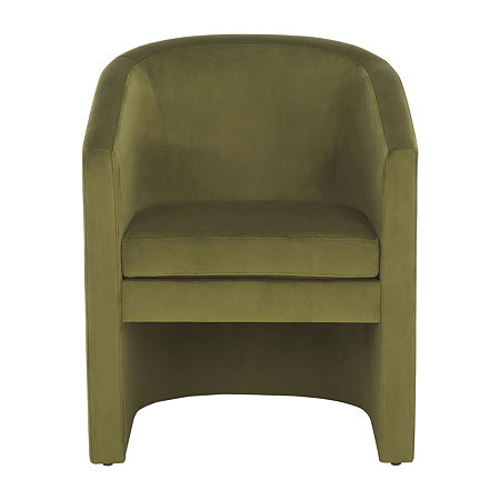 Click here for Elysian Upholstered Barrel Chair  One Size  Green prices