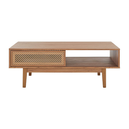Click here for Safavieh Ceu 2 Door Coffee Table - Oak/ gold prices