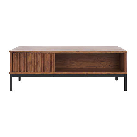 Click here for Lylia 2 Door Coffee Table - Walnut/black prices
