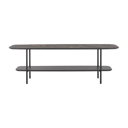 Click here for Kayleigh Storage Metal Coffee Table  One Size  Bla... prices