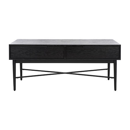 Click here for Pierre Storage 2-Drawer Coffee Table  One Size  Bl... prices