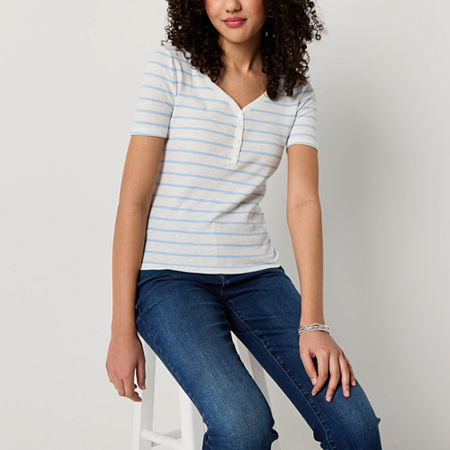 Click here for a.n.a Womens Tall Short Sleeve Fitted Henley Shirt... prices