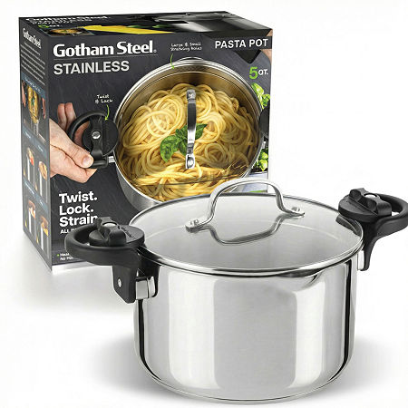 Click here for Gotham Steel 5 Qt. Stainless Steel Pasta Pot with... prices