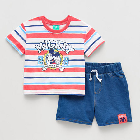 Click here for Disney Baby Boys Mickey Mouse 2-pc. Short Set  18... prices