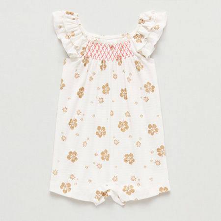 Click here for Okie Dokie Baby Girls Romper  6 Months  White prices