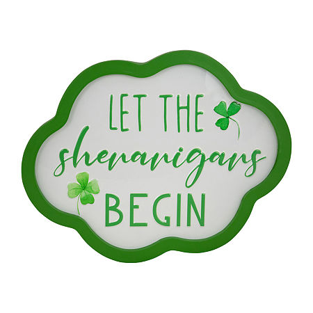 Click here for Northlight 14 Let The Shenanigans Begin Framed Wal... prices