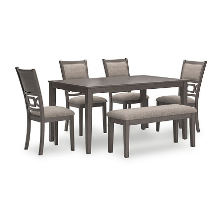 Click here for Signature Design by Ashley Wright Dining Table and... prices