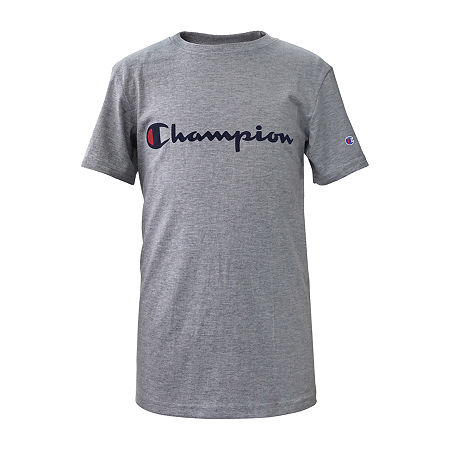 Click here for Champion Big Kid Boys Crew Neck Short Sleeve Regul... prices