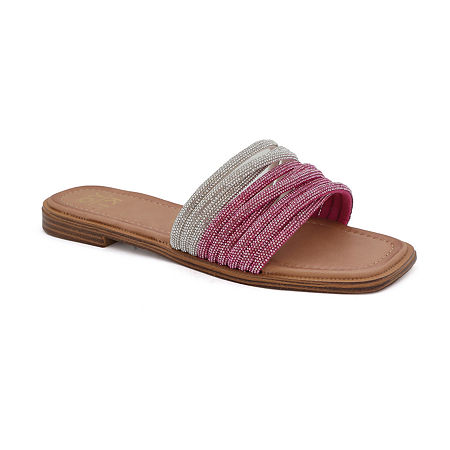 Click here for Yoki Womens Suzanna-05 Flat Sandals  9 Medium  Red prices