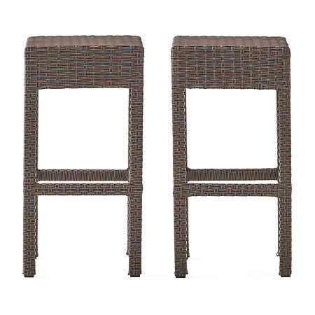 Click here for Milton 2-pc. Bar Stool  One Size  Brown prices