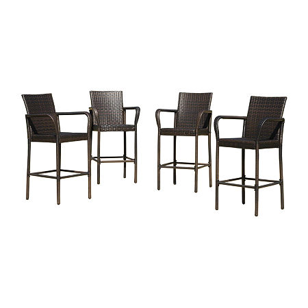 Click here for Delfina 4-pc. Bar Stool  One Size  Brown prices