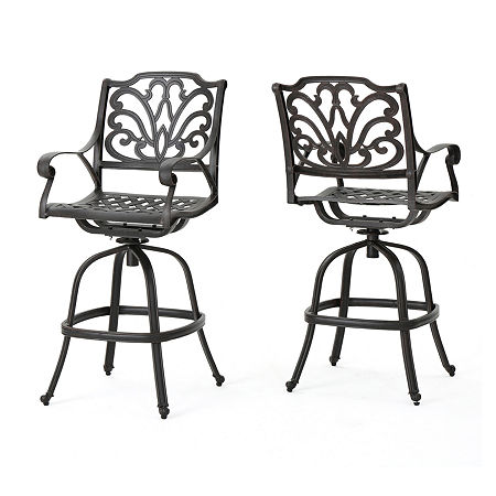 Click here for Alfresco 2-pc. Swivel Bar Stool  One Size  Brown prices