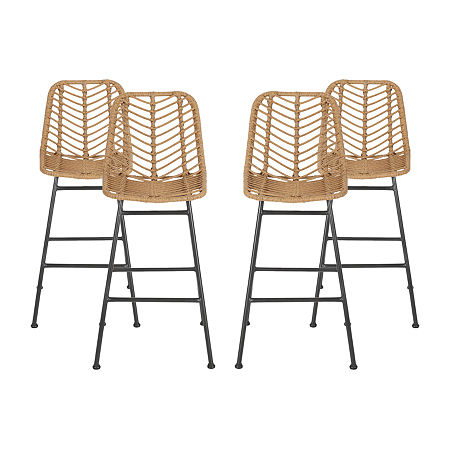 Click here for Sawtelle 4-pc. Bar Stool  One Size  Brown prices