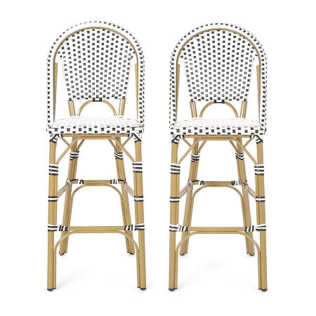 Click here for Kinner 2-pc. Bar Stool  One Size  Black prices