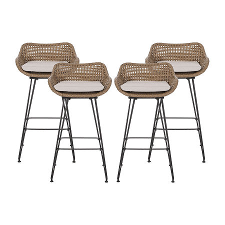 Click here for Kevin 4-pc. Bar Stool  One Size  Brown prices
