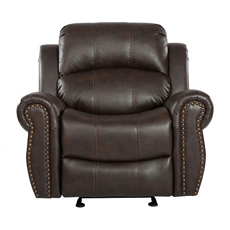 Click here for Gavin Roll-Arm Recliner  One Size  Brown prices
