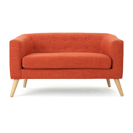 Click here for Bridie Track-Arm Loveseat  One Size  Orange prices