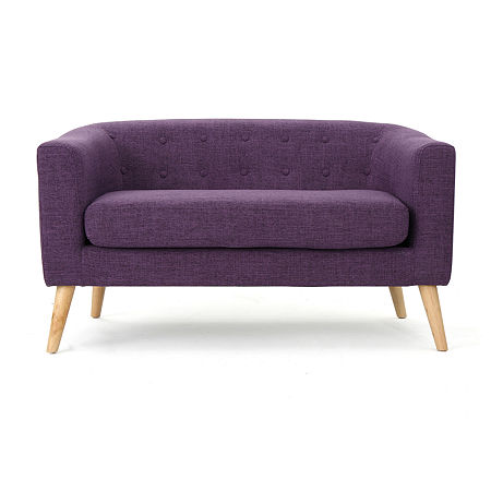 Click here for Bridie Track-Arm Loveseat  One Size  Purple prices