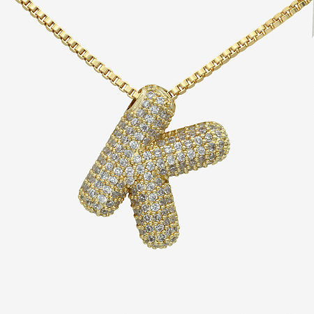 Click here for Bijoux Bar Gold Tone Womens Cubic Zirconia Pendant... prices