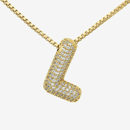 Click here for Bijoux Bar Gold Tone Womens Cubic Zirconia Pendant... prices