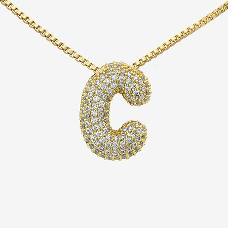 Click here for Bijoux Bar Gold Tone Womens Cubic Zirconia Pendant... prices