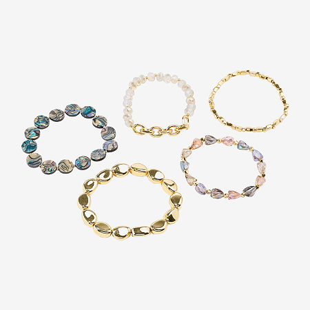 Click here for Bijoux Bar Gold Tone Womens 5-pc. Bracelet Set  On... prices