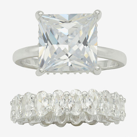 Click here for Sparkle Allure Womens Cubic Zirconia Pure Silver O... prices
