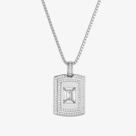 Click here for Mens 4 3/4 CT. T.W. Cubic Zirconia Sterling Silver... prices