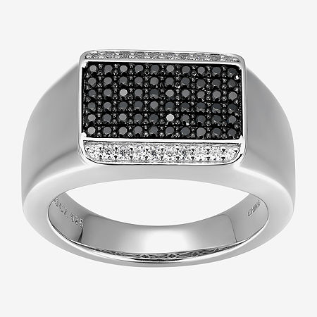 Click here for Mens 1 1/5 CT. T.W. Simulated Cubic Zirconia Sterl... prices