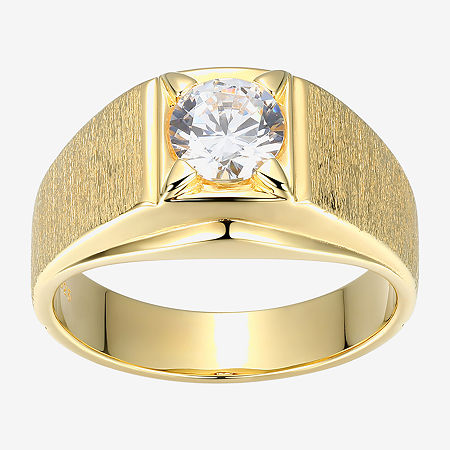 Click here for Mens 1 3/4 CT. T.W. Cubic Zirconia 18K Gold Over S... prices