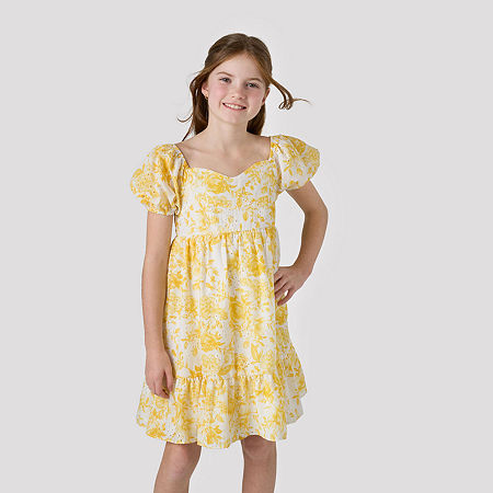 Click here for Rare Editions Big Kid Girls Short Sleeve Puffed Sl... prices
