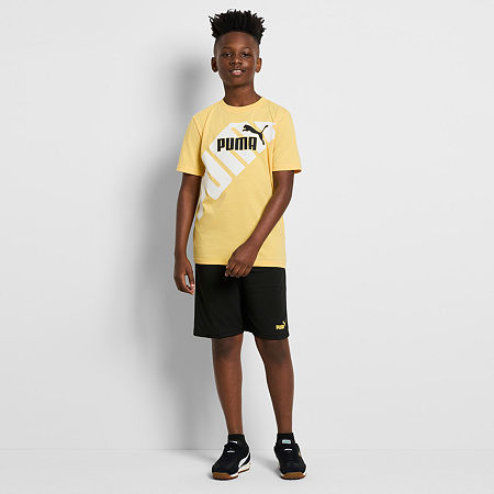 Click here for Boys (4-7) Puma(R) 2pc. Solid Cotton Big Logo Tee... prices
