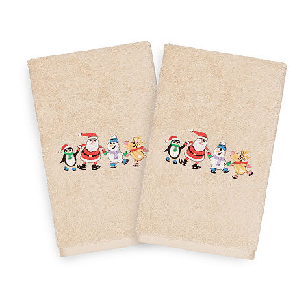 Click here for Linum Home Christmas Skating Party 100 Turkish Cot... prices