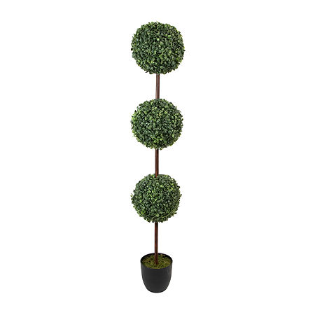 Click here for Northlight 4ft Two-Tone Boxwood With Round Pot Art... prices