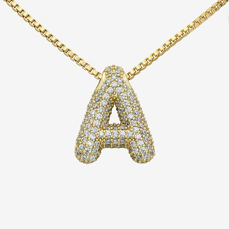 Click here for Bijoux Bar Gold Tone Womens Cubic Zirconia Pendant... prices