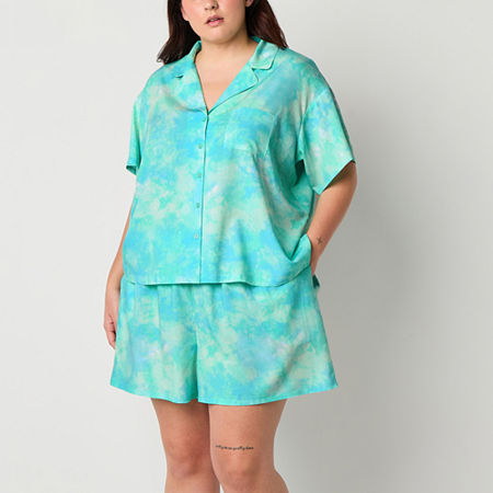 Click here for Sleep Chic Womens Short Sleeve 2-pc. Plus Pajama S... prices