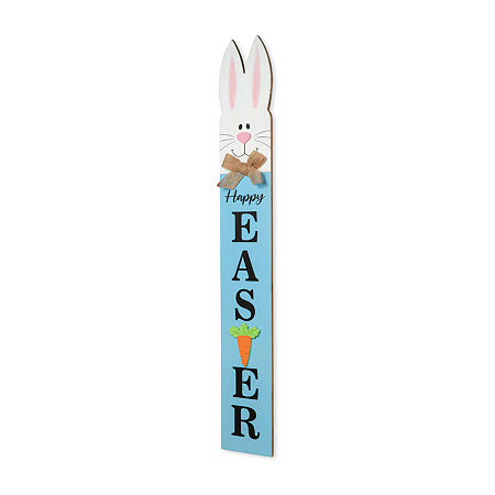 Click here for Glitzhome 42in Wooden Welcome Easter Porch Sign  O... prices