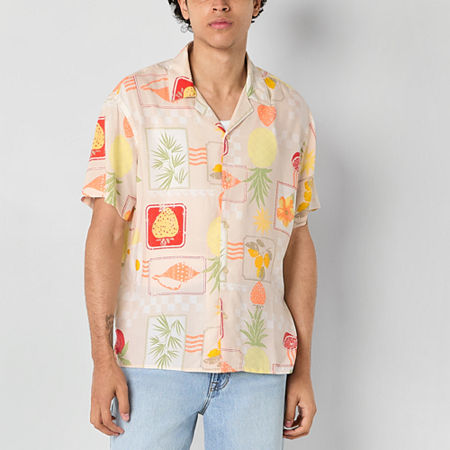 Click here for Arizona Mens Short Sleeve Button-Down Shirt  Xx-la... prices