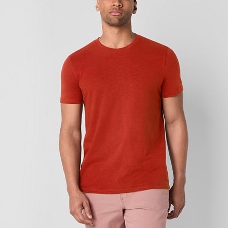 Click here for mutual weave Slub Mens Crew Neck Short Sleeve T-Sh... prices