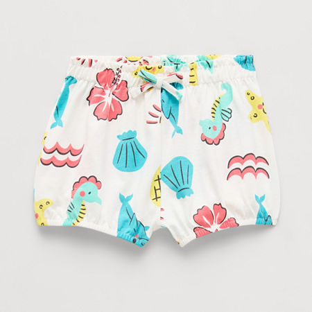 Click here for Okie Dokie Baby Girls Pull-On Short  6 Months  Whi... prices