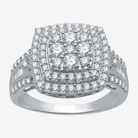 Click here for Womens 1 CT. T.W. Natural White Diamond Sterling S... prices