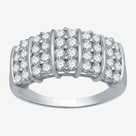 Click here for 2MM 1 CT. T.W. Natural White Diamond Band in Sterl... prices