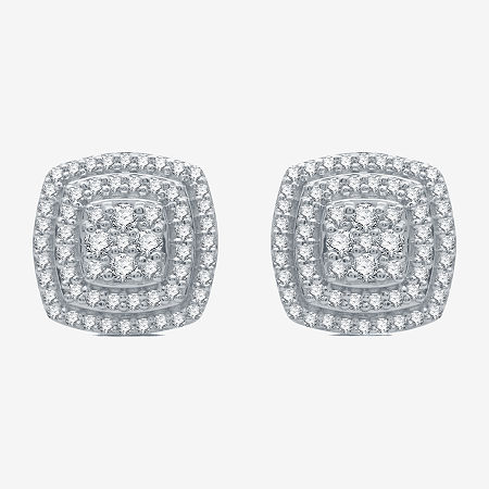 Click here for 1/2 CT. T.W. Natural White Diamond Sterling Silver... prices