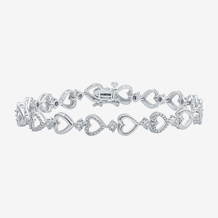 Click here for Womens 1/10 CT. T.W. Natural White Diamond Sterlin... prices