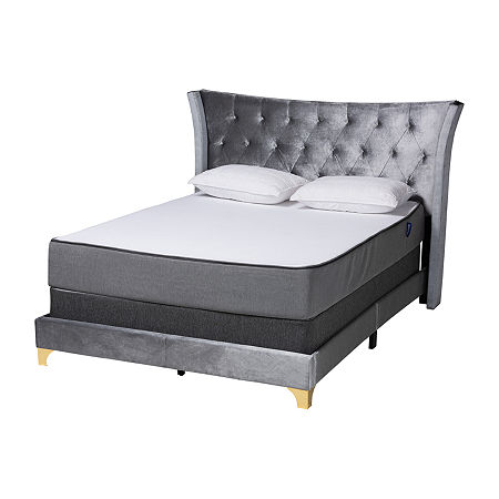 Click here for Easton Glamour Rectangle Bed  One Size  Gray prices