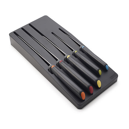 Joseph Joseph Elevate Knives Store 5-Piece Knife Set with in-Drawer Storage Tray - Multicolor