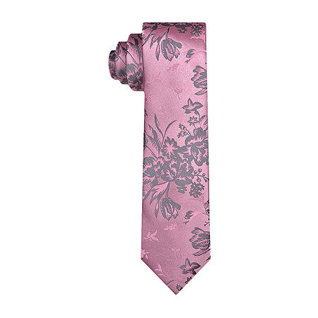 Click here for J. Ferrar Floral Tie  One Size  Pink prices