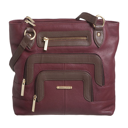 Click here for Stone Mountain Leather Montauk East West Tote Bag... prices