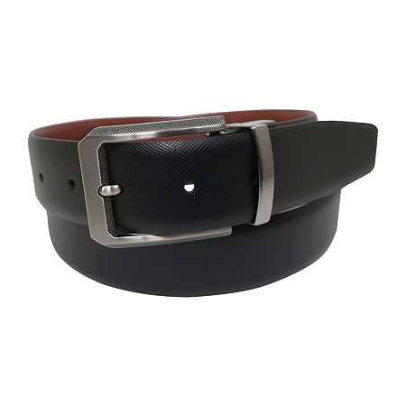 Collection By Michael Strahan Saffiano Mens Belt  X-large  Black